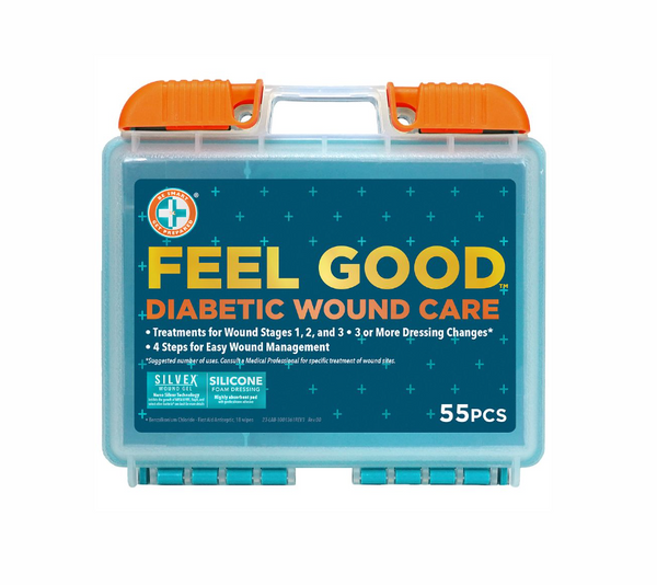 Feel Good™ Kit Completo de Cuidado de Heridas para Diabéticos ...